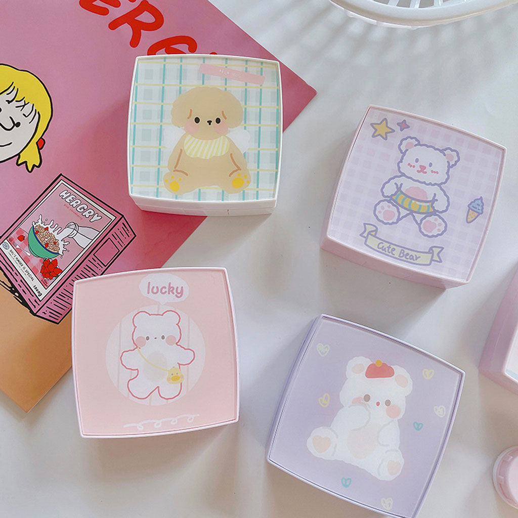 Cute Style Square Contact Lens Case – LAMOUR Beauty & Life