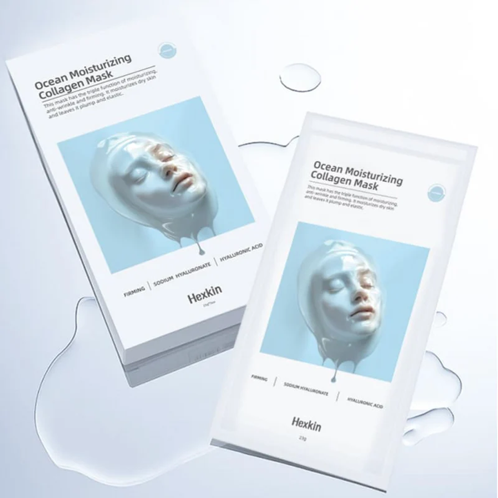HEXKIN Ocean Moisturizing Collagen Mask 5 pcs – LAMOUR Beauty & Life