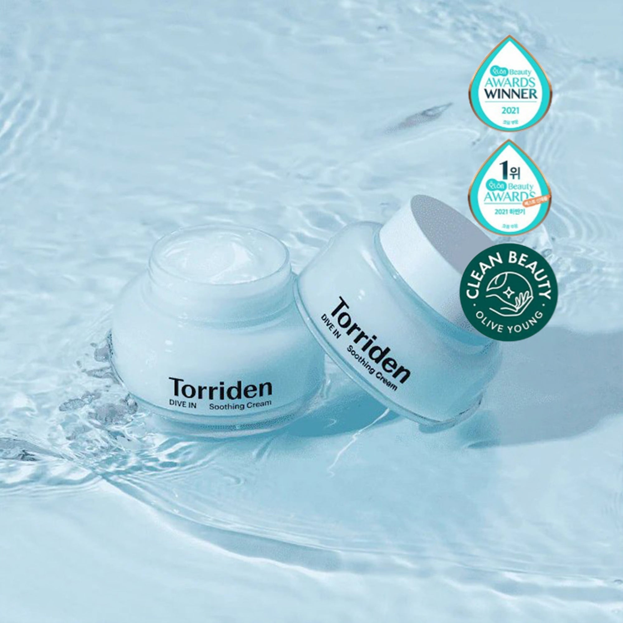 Torriden DIVE-IN Low Molecular Hyaluronic Acid Soothing Cream 100ml ...